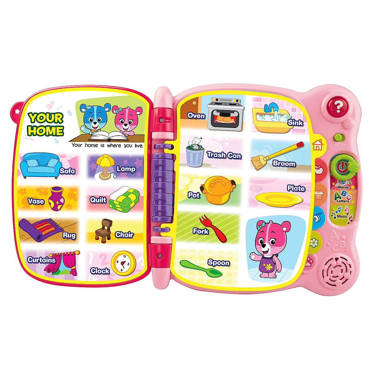 VTech Touch and Teach Word Book, Pink