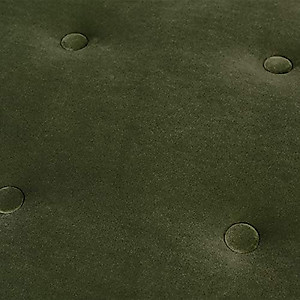 Jennifer Taylor Home Celia Love Seats, Olive Green Performance Velvet