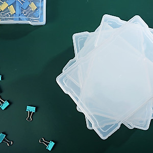 Party Club of America Transparent 5" x 7" Photo Storage Boxes - Photo Organizer Cases Photo Keeper Picture Storage Containers Box for Photos - 20 Pack (Clear)