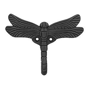 Alipis 1 Set Dragonfly Hook Decorative Wall Hook Delicate Wall Hook Coat Hat Hanger Wall Mounted Hook Dragonfly Decorative Hook Multipurpose Wall Hook Home Wall Hook Dragonfly Key Hanger