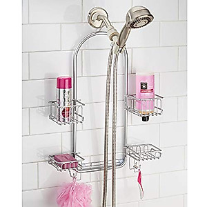 iDesign Classico Shower Caddy, Silver