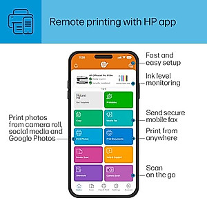 HP OfficeJet Pro 8139e Wireless All-in-One Color Inkjet Printer, Print, scan, Copy, fax, ADF, Duplex Printing Best-for-Home Office, 1 Year of Instant Ink Included