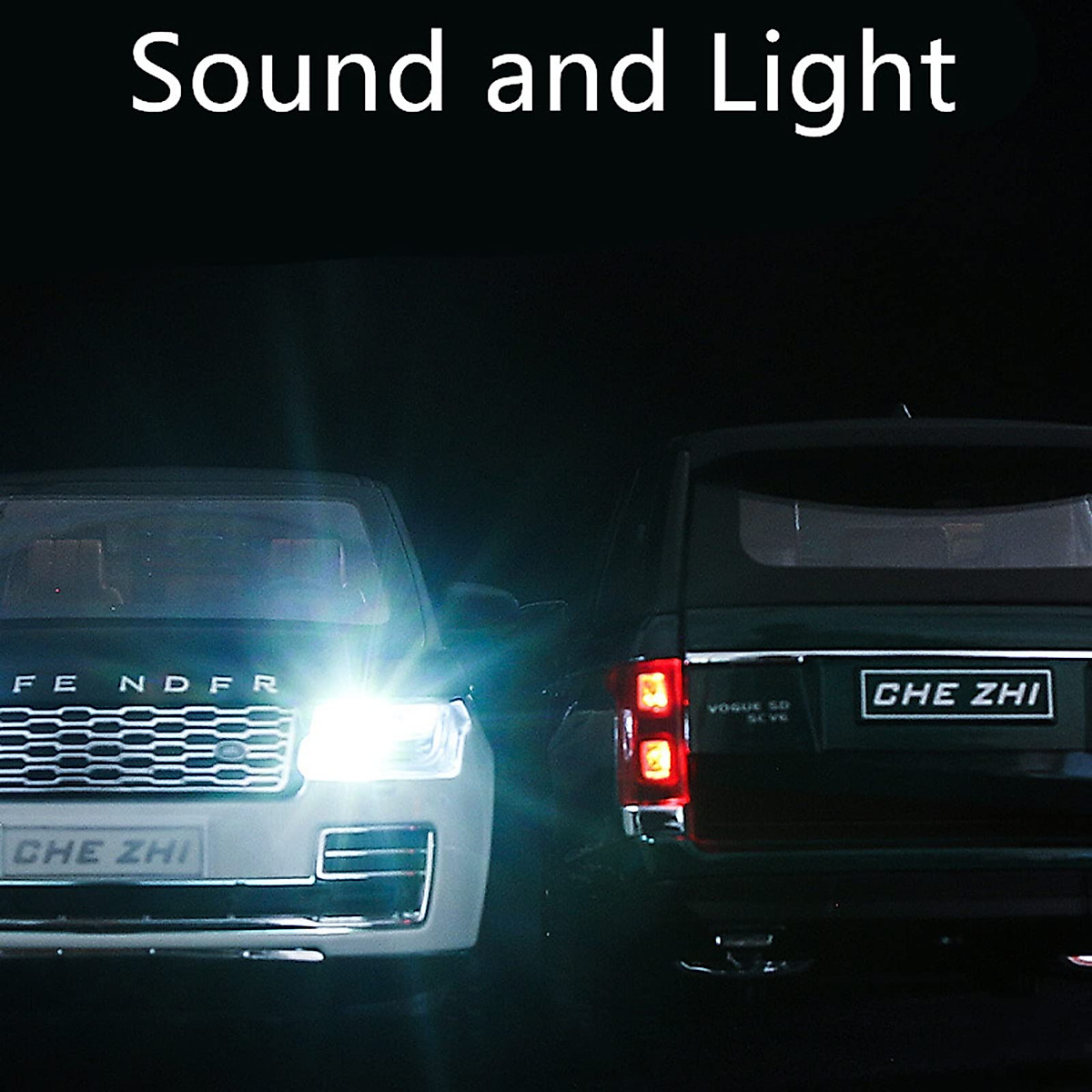 WXXGY for Land Rover Range Rover. 1/24 Alloy Car Model Diecasts Toy Vehicles Metal Car Model Collection Kids Gift ( Color : Black )