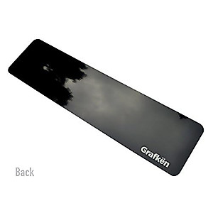 Grafkën: MG1080 Aluminum Sign LARGE 24 in x 6 in: RESTROOMS. ARROW DOWN (black/white) Style 1 (PREVIOUS MODEL)