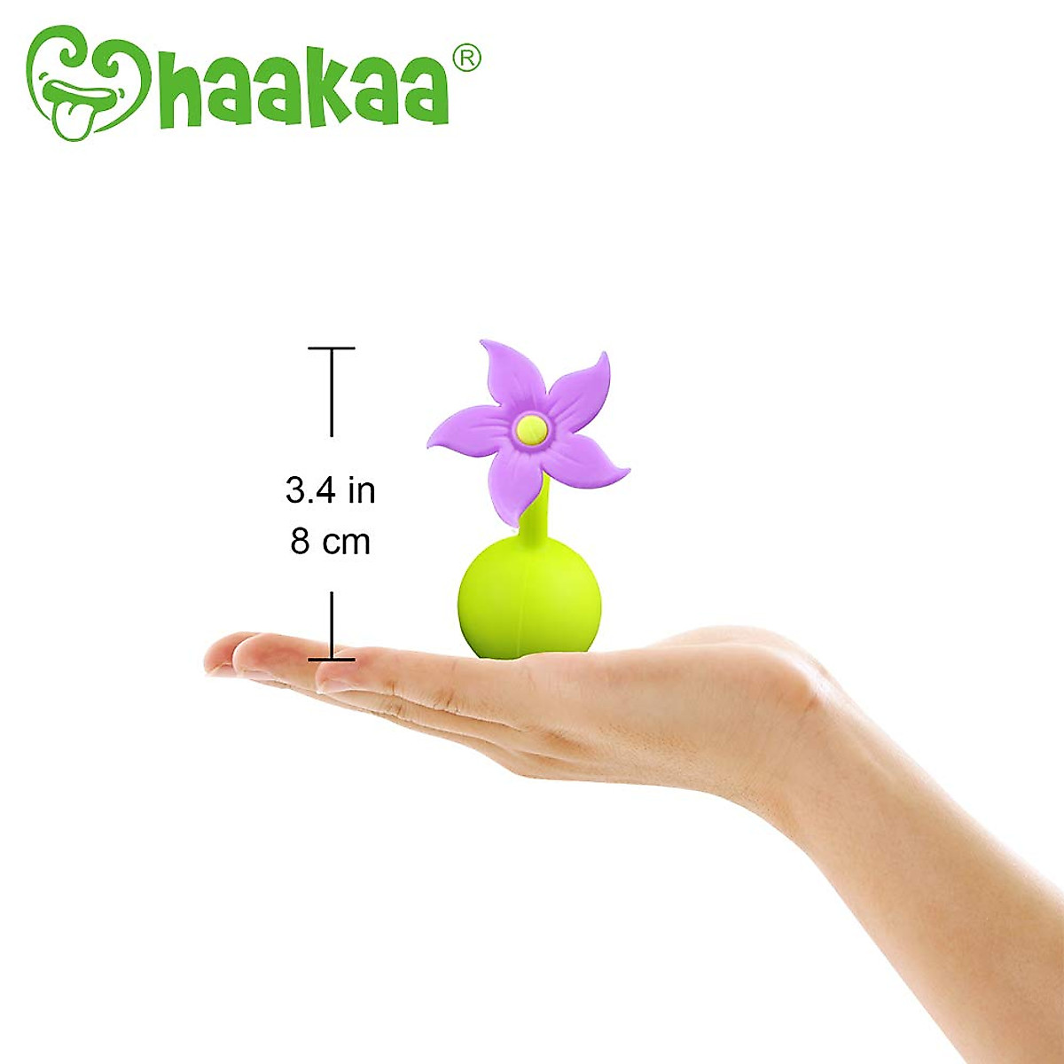 haakaa Silicone Breast Pump Stopper 1 pk (Purple)