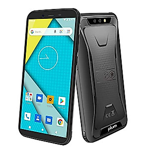 Plum Gator 6-4G Rugged Phone Water Shock Resistant Military Grade IP68 Certified, Not for use in The USA