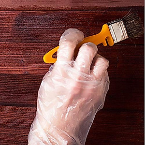 BYMORE 1200 Pcs Disposable Plastic Gloves Bulk, BPA & Latex Free Poly Gloves for Kitchen Food Handling Cooking Cleaning