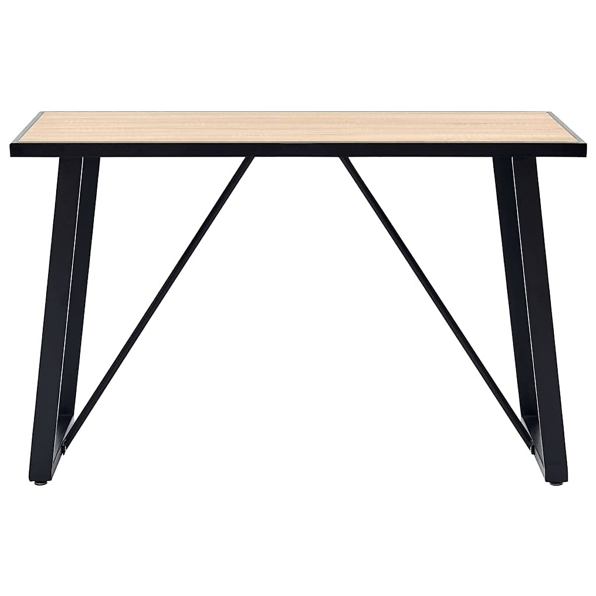 YUHI-HQYD Dining Table,Industry Offic Table,Rectangle Console Table,Kitchen Table,Computer Desk,Perfectly in a Living Room,Den,Office Room, and Family Room, Oak 47.2"x23.6"x29.5"