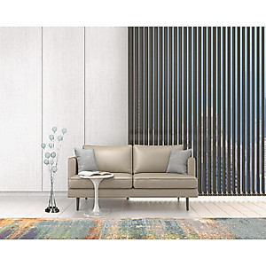 46" Chrome Multi Light Led Novelty Floor Lamp 46 X 9 Silver Modern Contemporary Black