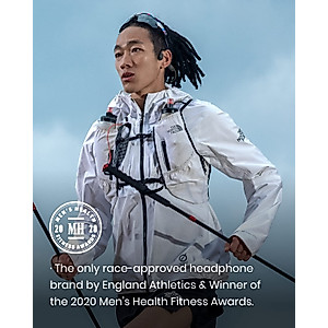 SHOKZ OpenRun Mini (AfterShokz Aeropex Mini) -Bone Conduction Open-Ear Bluetooth Sport Headphones - Waterproof Wireless Earphones for Workouts and Running - Built-in Mic (Renewed)