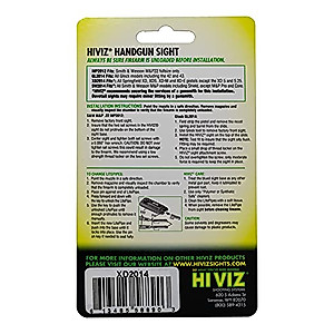 HIVIZ XD2014 Springfield Armory XD Interchangeable LITEWAVE Front Handgun Sight
