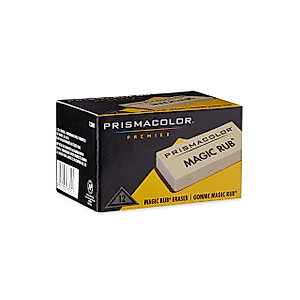 Sanford 73201 Prismacolor Magic Rub Art Eraser, Vinyl, 1-Dozen