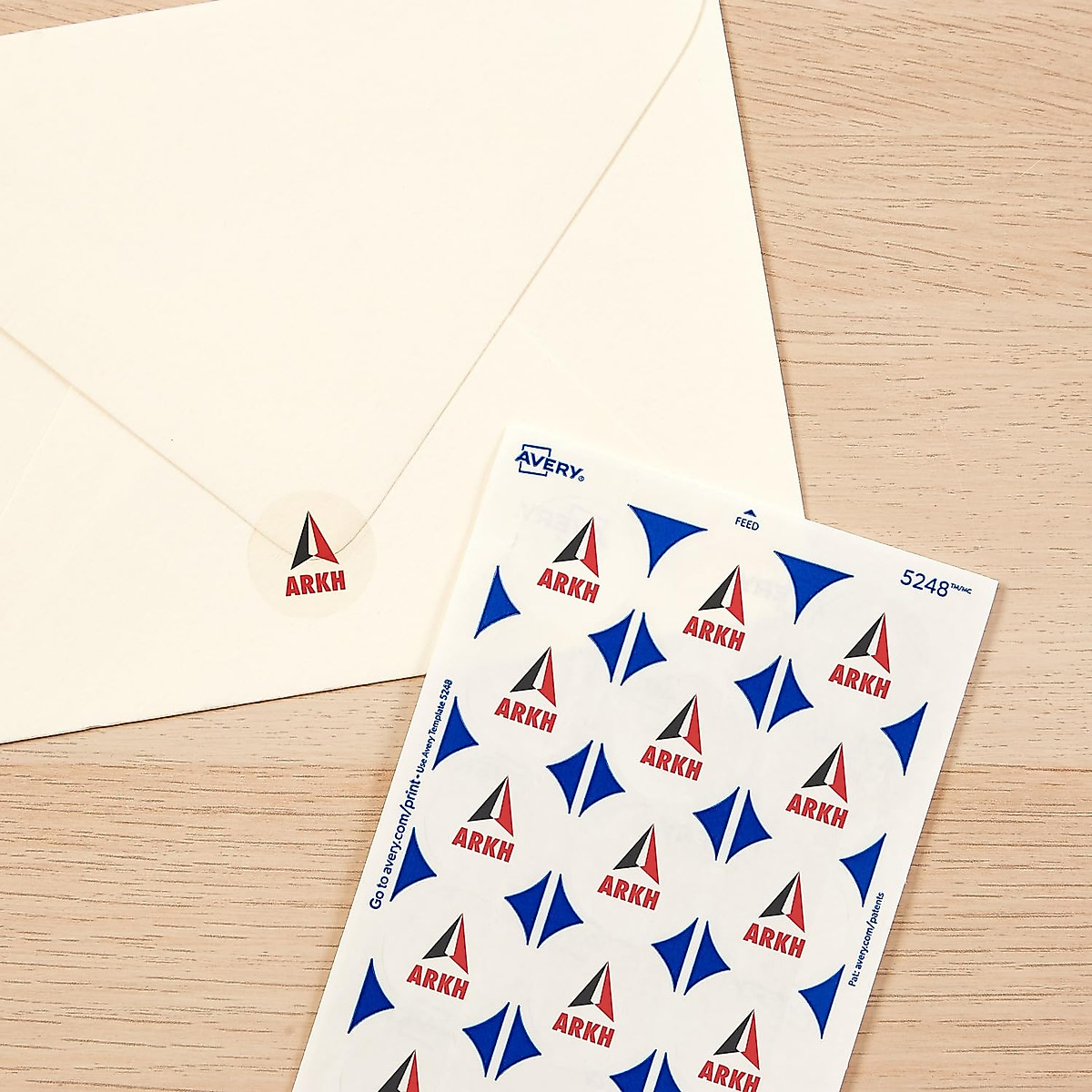 Avery 05248 Mailing Seals, 1-Inch Round, 480/PK, Clear