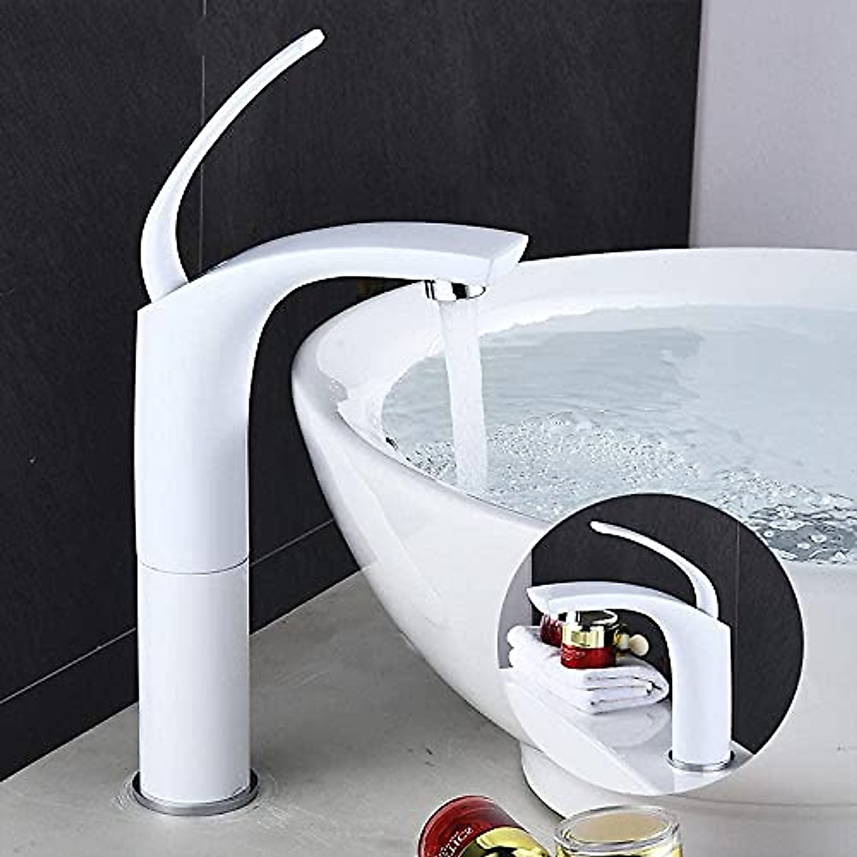 ZHANGYUEFEIFZ Bathroom Sink Faucet Sink Faucet Bathroom Basin Faucet Solid Brass Sink Faucet Hot and Cold Single Lever Countertop Toilet Faucet (Color : Style 22)