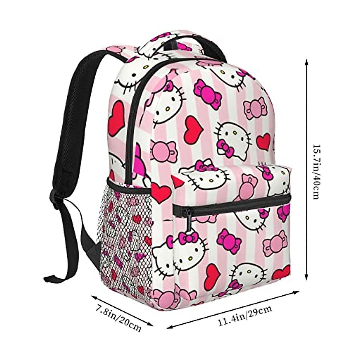 Cartoon Cat Backpack Casual Travel Bookbag Fashion Laptop Backpack