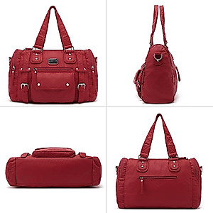 Scarleton Purses for Women Large Hobo Bags Satchel Handbags for Women Top Handle Shoulder Bag Tote Vegan Leather, H148513, Green