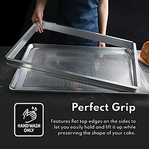 New Star Foodservice 42580 Aluminum Sheet Bun Pan Extender, 13 x 18 inch (Half Size)