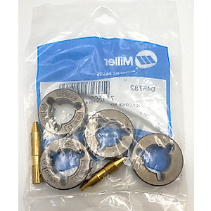 MILLER ELECTRIC Miller 4pc MIG V-Groove Drive Roll Kit 46782
