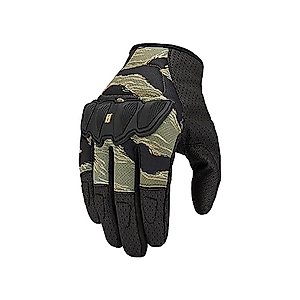VIKTOS Men's Wartorn Vented Durable Breathable Functional Touchscreen Compatible Tactical Gloves, Tiger Green, Large