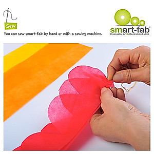 Smart-Fab Craft Fabric 12 x 18 Inch Sheets, White, Pack of 45, Perfect for Schools, Crafts, Art, Bulletin Board, Teacher Classrooms, Outlasts Paper