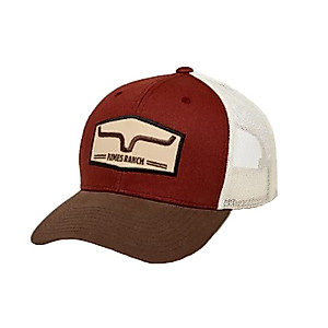 Kimes Ranch Unisex Replay Trucker Hat Embroidered Logo Hayseed Patch Adjustable Snapback One-Size Hat (Cotton,Apparel,Navy,mens,KimesRanch,REPLAY,1,1,1851614,Apparel,HAT,KimesRanch,OneSize,KimesRanch)