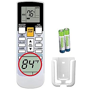 RCECAOSHAN Replacement for Fujitsu Air Conditioner Remote Control Ar-Rah2u Ar-Rah1u Ar-Rae2u Ar-Rae1u Ar-Ry3 Ar-Ry4 Ar-Ry5 Ar-Ry6 Ar-Ry7 Ar-Ry10 Ar-Ry11 Ar-Ry12 Ar-Ry14 Ar-Ry15 Ar-Ry16 Ar-Ry17 Ar-Ry19