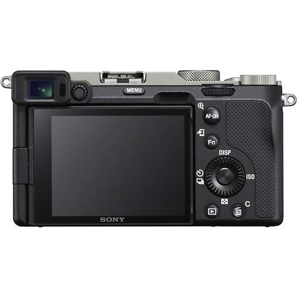 Sony Alpha a7C Mirrorless Digital SLR Camera Body Only Video Bundle (Silver ILCE7C/S) + LED Video Light + Microphone + Extreme Speed 64GB Memory (20pc Bundle)