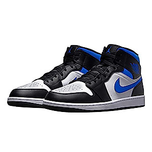 Jordan Mens Air 1 Mid 554724 140 Racer Blue/Black/White - Size 9