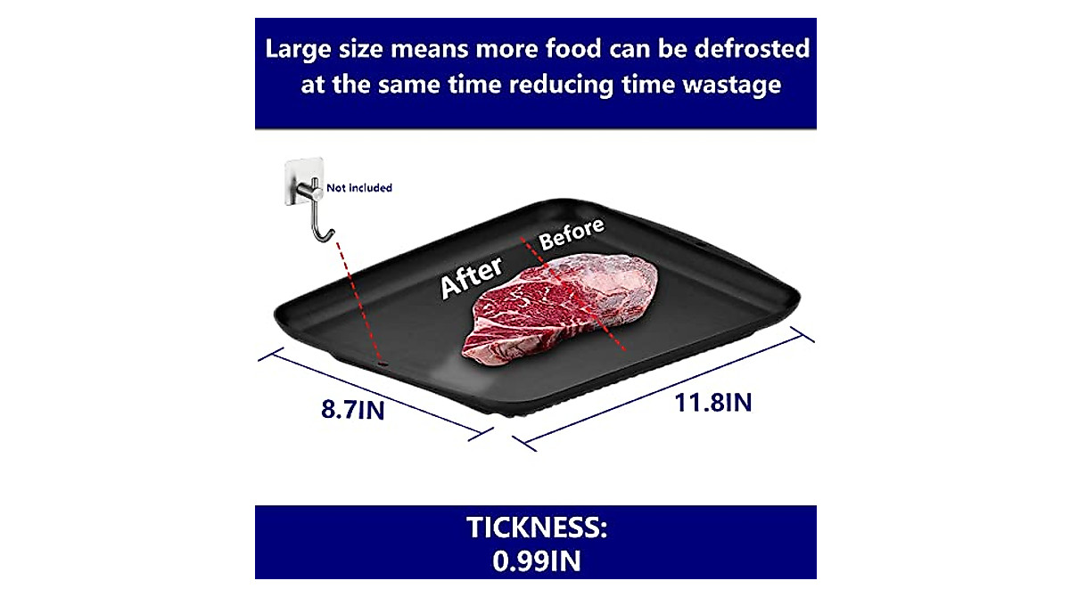 Defrosting Tray for Frozen Meat - Fast Thawing Plate | INPARALLUV