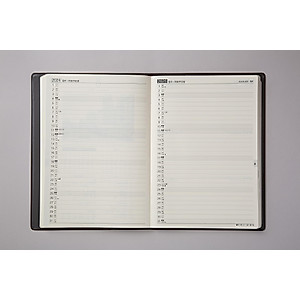 Takahashi 2024 A5 2-Year Business Diary, Dark Brown No.56 (Begins January 2024)