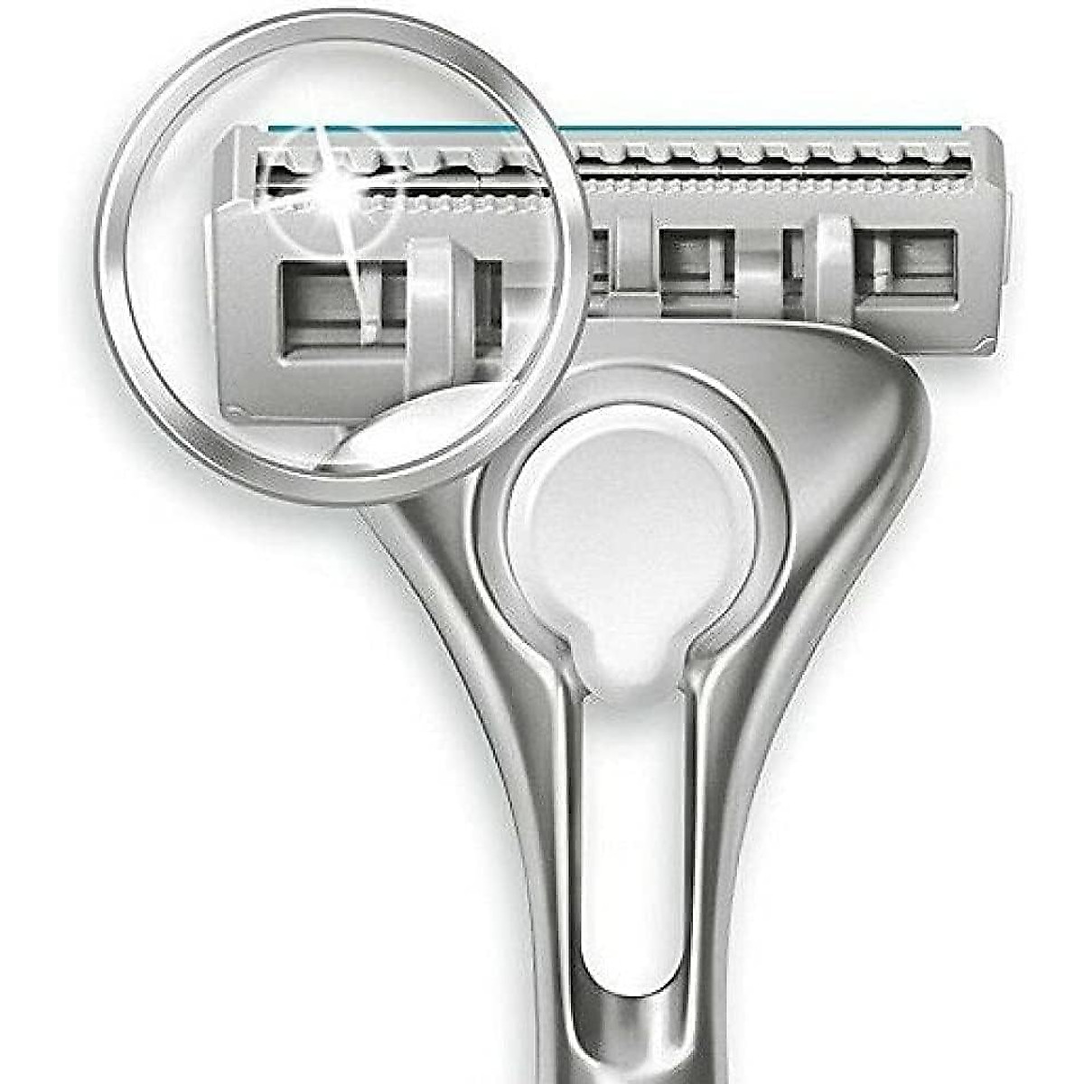 Wilkinson Sword Quattro Titanium Sensitive Refill Razor Blade Cartridges - Cartridges - 8 Count