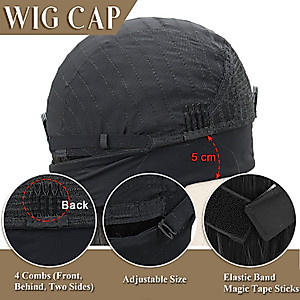 Colorful Queen Glueless Headband Wig Long Black Body Wave Headband Wigs for Black Women Synthetic Natural Looking Wavy Wig Heat Resistant 180% Density (26inch, 1B#)