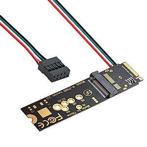 xiwai NGFF A/E-Key Card to M.2 NGFF Key-M NVME SSD Adapter for AX200