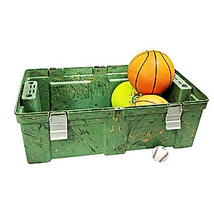HOMZ Foot Locker Storage Container, Green Camo