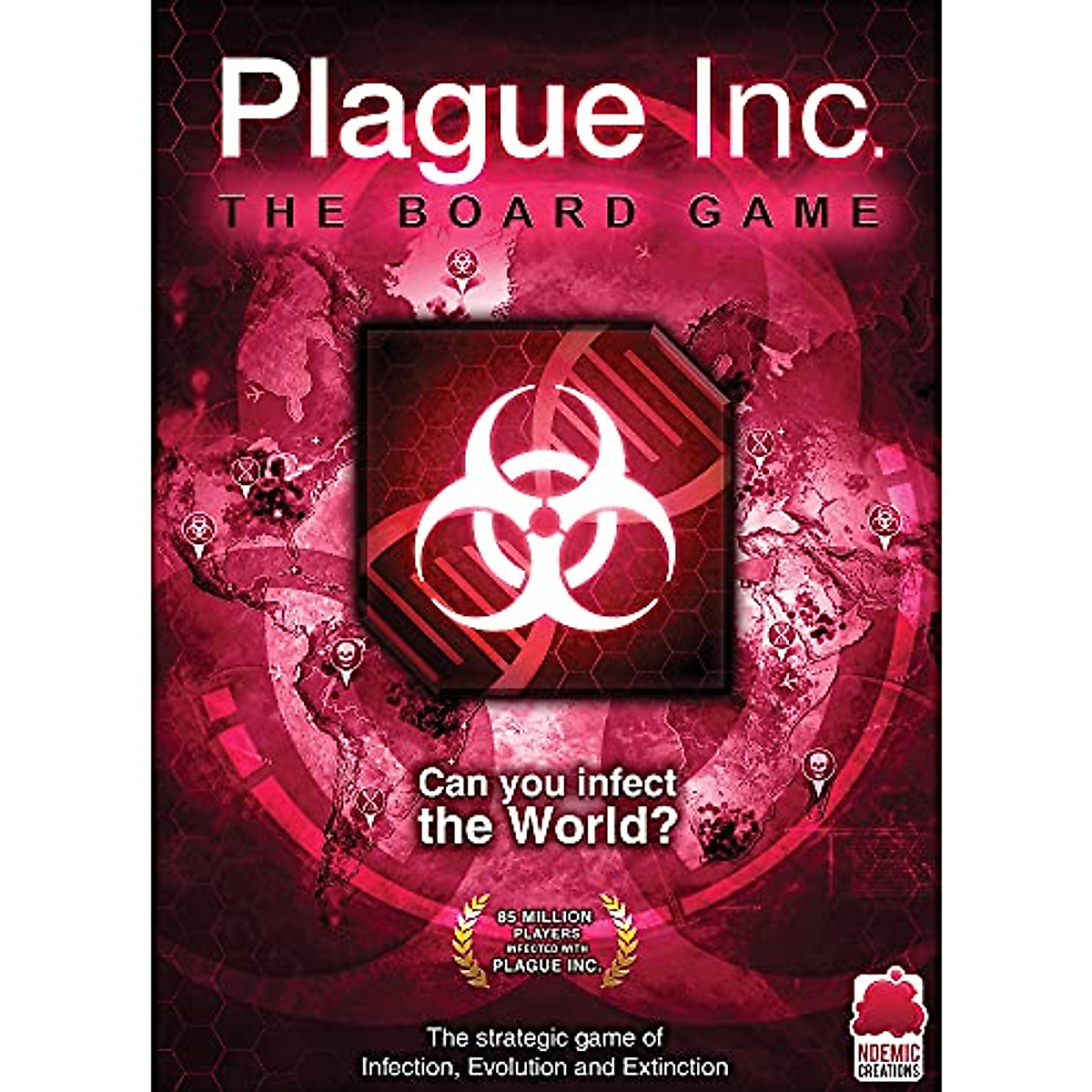 Plague Inc. Board Game (Base Game) | Strategy Board Game for Adults and Teens | Fun Game for Game Night | Ages 14 and up | 1-4 Players | Average Playtime 60-90 Minutes | Made by Ndemic