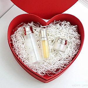 PLINJOY 4 OZ Crinkle Cut Paper Shred Filler for Gift Basket Shredded Confetti Paper Box Stuffing Easter Basket Grass (White)