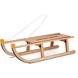 Slippery Racer Kids Wooden Foldable Snow Sled