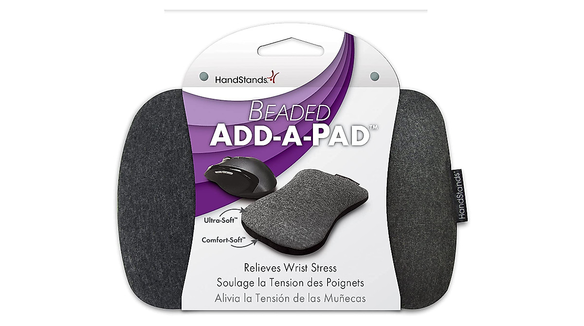 Ergonomic Beaded Mouse Wrist Support for Comfort