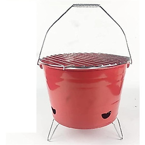 BBQ Grill Outdoor Gas grill Portable Charcoal Barbecue Grill Mini Firewood Stove Portable Fire Basin Household Outdoor Heating Stove Table Bbq Grills