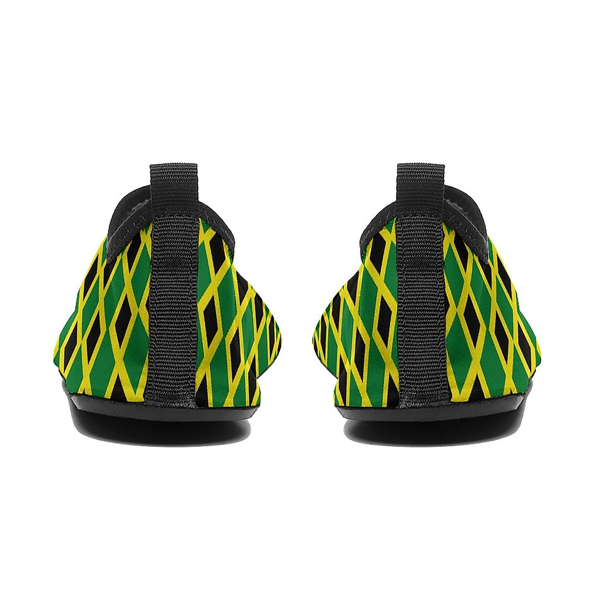 Womens Mens Quick Dry Water Shoes Summer Jamaica Jamaican Flag Barefoot Aqua Sneakers for Beach Swim Surf