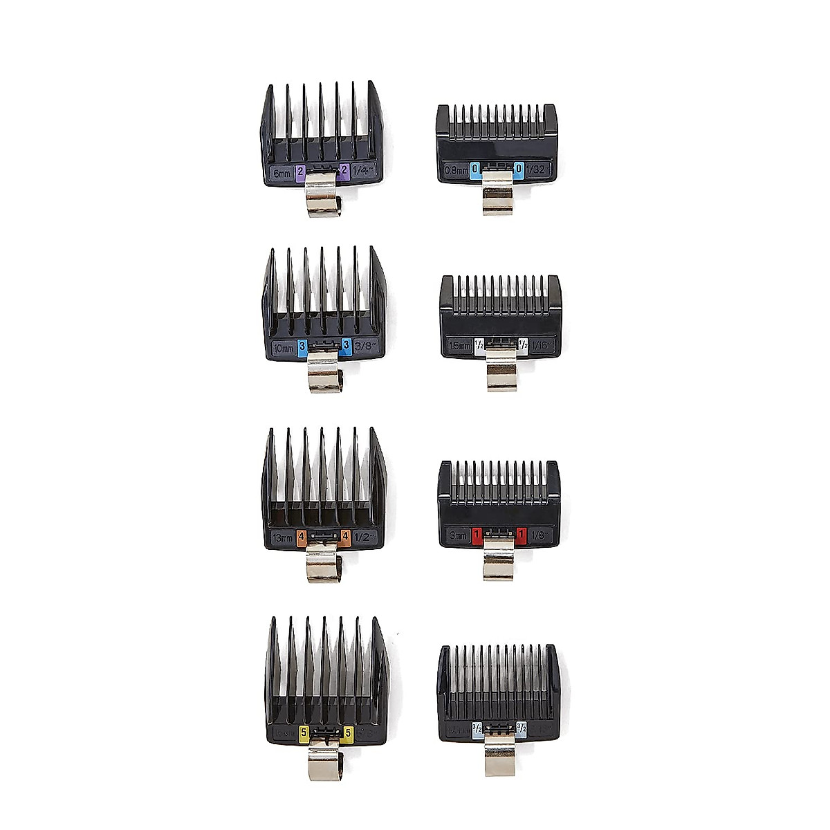 Ion Universal Clipper Guide Comb Set 8 Pack