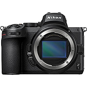 Nikon Z 5 Mirrorless Digital Camera (Body Only) USA Model (1649) + EN-EL15 Battery + SanDisk 64GB Card + Case + 12 Inch Flexible Tripod + Deluxe Cleaning Set + HDMI Cable + Hand Strap + More