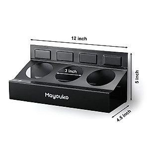 Mayouko Magnetic Toolbox Shelf, Tray and Holder, 4-Piece Magnetic Toolbox Tray Set Tool Box Cabinet Side Shelf Storage, Workshop