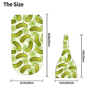 YIFTD Newborn Swaddle Blanket with Beanie Set Dill Pickles Soft Baby Sleep Sack Stretch Adjustable Baby Swaddle Wraps Receiving Blankets for Boys Girls