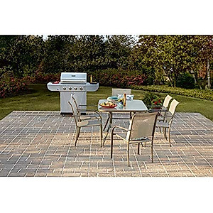 Adviace Grill Replacement Parts for Charbroil 463449914, 463241113 Gas Grills, Pipe Burner Tube, Heat Plate Tent Shield, Crossover Tube for CharBroil Commercial 4-Burner Gas Grills