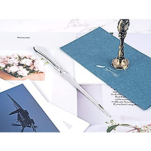 MUSROD Silvery Letter Opener, Envelope Opener Knife Metal Letter Opening Knife, Paul Revere Paper Cutting Knife, 9 inches (1 Pack)