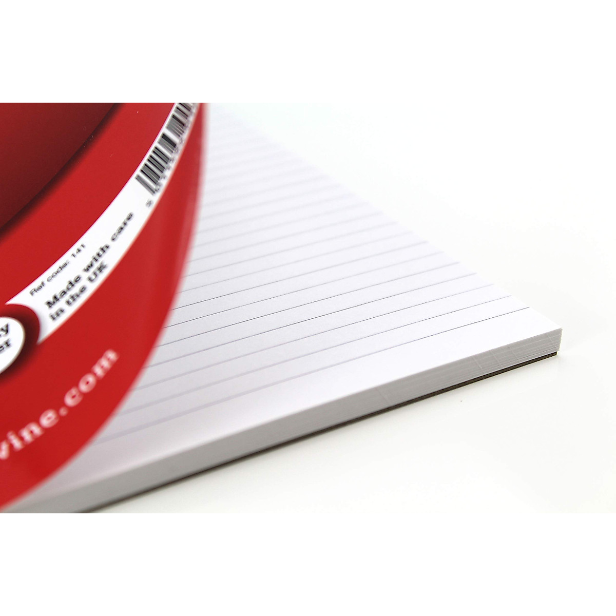 Silvine A4 Twin Wire Student's Notebook. 120 Pages Ruled Ruled 6mm Feint [Pack of 12], White