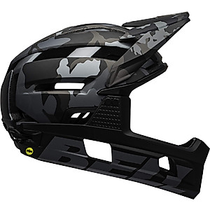 Bell Super Air R MIPS Adult Mountain Bike Helmet - Matte/Gloss Black Camo (2023), Large (58-62 cm)