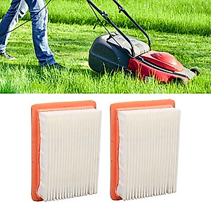 2Pcs 19mm Trimmer Air Filter, Brush Cutter Air Filter, Lawn Mower Air Filter Replacement for Garden Mower