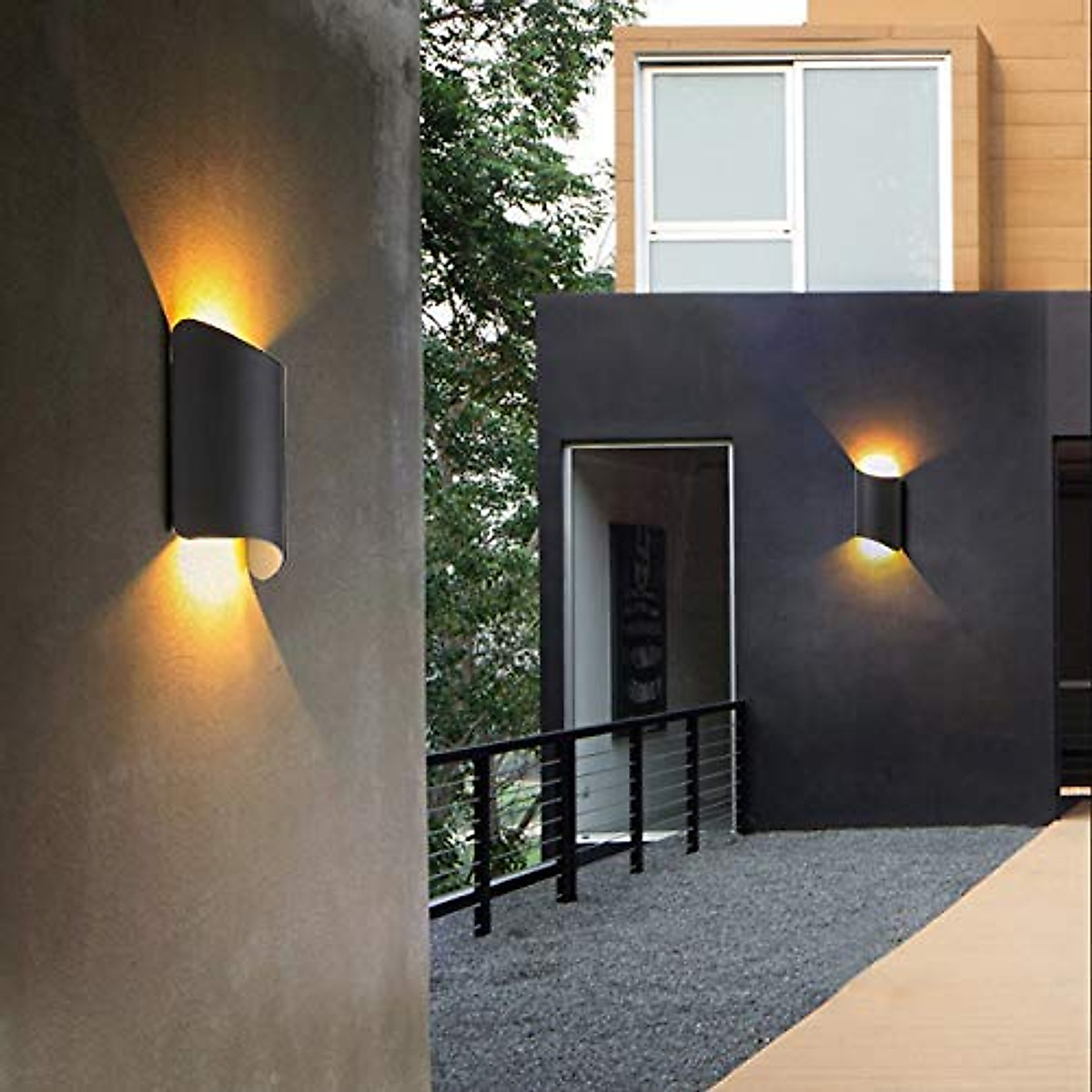 ZUQIEE 14W LED Wall Light Outdoor Waterproof Wall Lamp Motion Sensor Lamp Indoor Lamps Courtyard Garden Porch Lamp Home Hotel Decoration Lights Wall Lamp